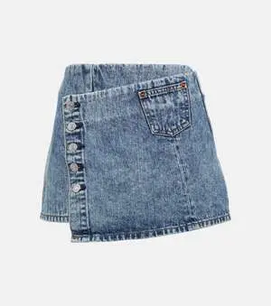 RE/DONE Denim Wrap Skirt