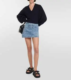 RE/DONE Denim Wrap Skirt