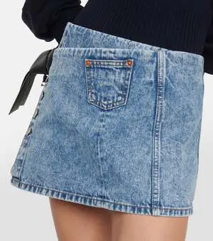 RE/DONE Denim Wrap Skirt