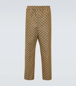 Gucci Gg Supreme Cotton-blend Pants