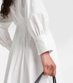 Altuzarra Isabela Cotton-blend Midi Shirt Dress