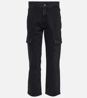 7 For All Mankind Logan Cropped Straight Jeans