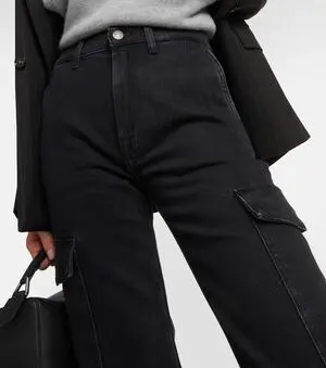7 For All Mankind Logan Cropped Straight Jeans