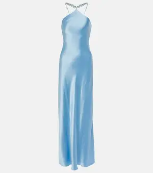 Staud Cadence Beaded Gown