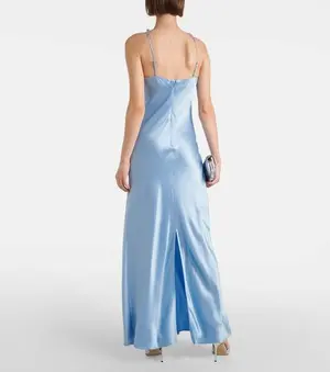 Staud Cadence Beaded Gown