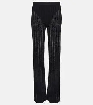 Dion Lee Black Wash Pants For Women