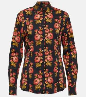 Etro Floral Cotton-blend Shirt