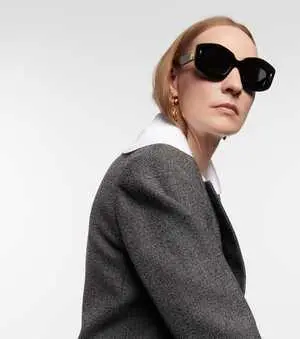 Loewe Rectangular Frame Sunglasses - Black