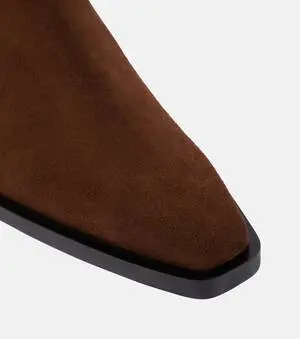 Proenza Schouler Bronco Suede Chelsea Boots - Brown