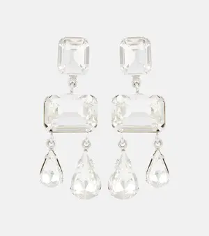 JENNIFER BEHR Lucille Embellished Earrings - Silver