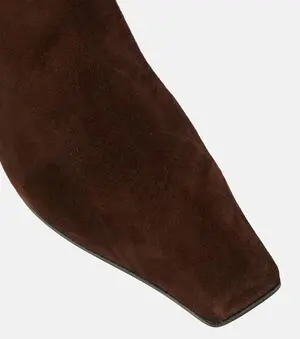Khaite Suede Knee-high Boots - Brown