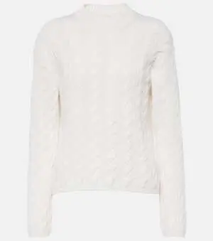 Vince Cable-knit Wool-blend Sweater