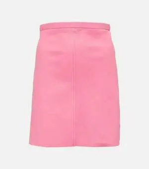 Stouls Lucie Leather Mini Skirt