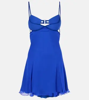 Nensi Dojaka Frill Cocktail Dresses