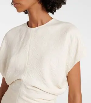TOTEME Draped Top - White