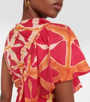 Ulla Johnson Lali Printed Silk Maxi Dress