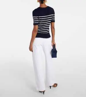 Khaite Luphia Striped Sweater