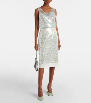 XU ZHI Beaded Tank Top