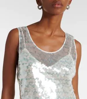 XU ZHI Beaded Tank Top