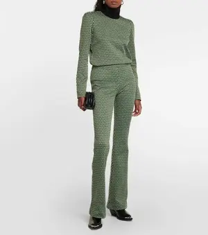 Dorothee Schumacher Graphic Flared Pants