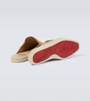 CHRISTIAN LOUBOUTIN Crosta Suede Espadrilles