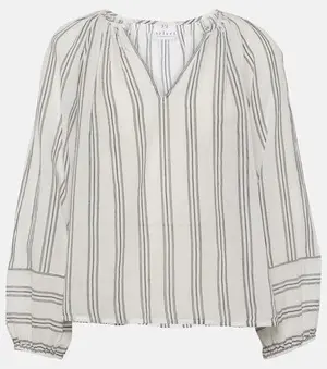 Velvet By Graham & Spencer Gianna Embroidered Top