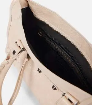 Balenciaga Le City Small Leather Tote Bag - Beige