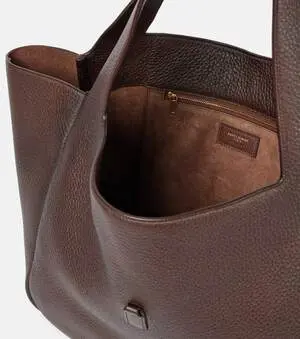 Saint Laurent Le 5 A 7 Bea Large Leather Shopper