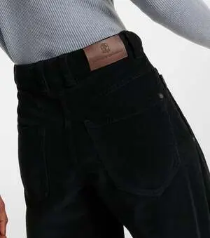 Brunello Cucinelli Cotton-blend Velvet Pants
