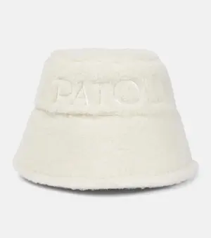 PATOU Logo Bucket Hat - White