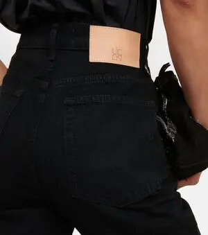 Ulla Johnson Lou High-rise Flared Jeans - Black
