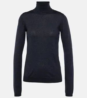 Brunello Cucinelli Turtleneck Cashmere-blend Top
