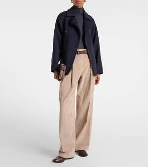 Brunello Cucinelli Turtleneck Cashmere-blend Top