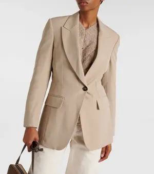 Brunello Cucinelli Wool-blend Blazer