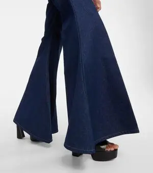 Nina Ricci High-rise Flared Jeans