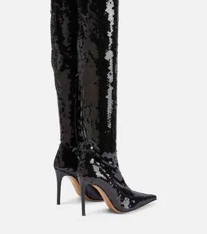 Alexandre Vauthier Elixir Sequined Over-the-knee Boots