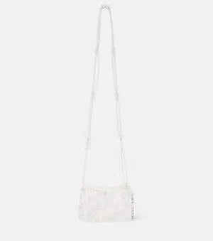 SUSAN FANG Beaded Shoulder Bag With Bow Detail