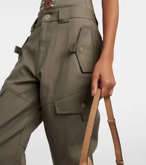DION LEE Mid-rise Cargo Pants
