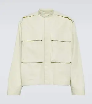 JIL SANDER Oversized Cotton Jacket