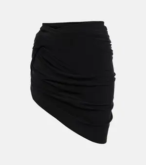Jacquemus La Mini Jupe Draped Miniskirt