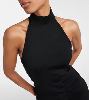Khaite Suzanne Ribbed-knit Midi Dress