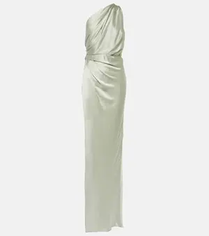 THE SEI Draped One-shoulder Gown
