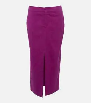 Isabel Marant Étoile Dixina Linen-blend Midi Skirt