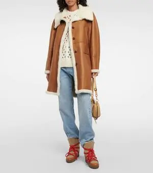 Isabel Marant Étoile Nowles Leather Snow Boots