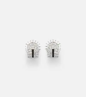 KAMYEN 18kt White Gold Diamond Earrings - Silver