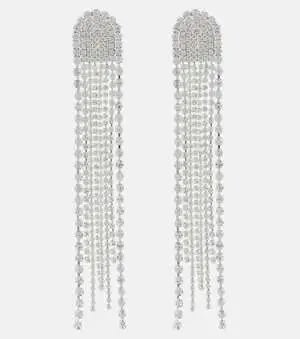 Magda Butrym Crystal Drop Earrings - Silver