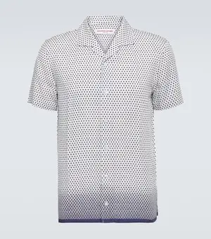Orlebar Brown Hibbert Floral Bowling Shirt
