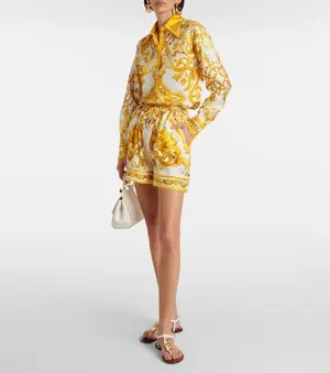 Dolce & Gabbana Majolica Silk Twill Shirt