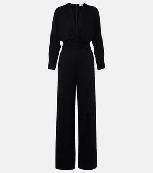 Diane Von Furstenberg Aurelia Jersey Jumpsuit - Black