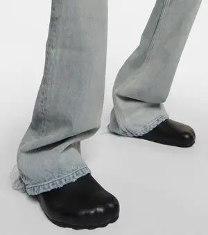 Balenciaga Sunday Leather Clogs